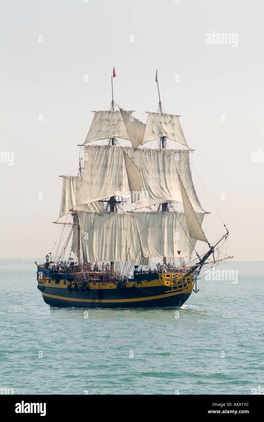 Ship sails across hi-res stock photography and images - Alamy