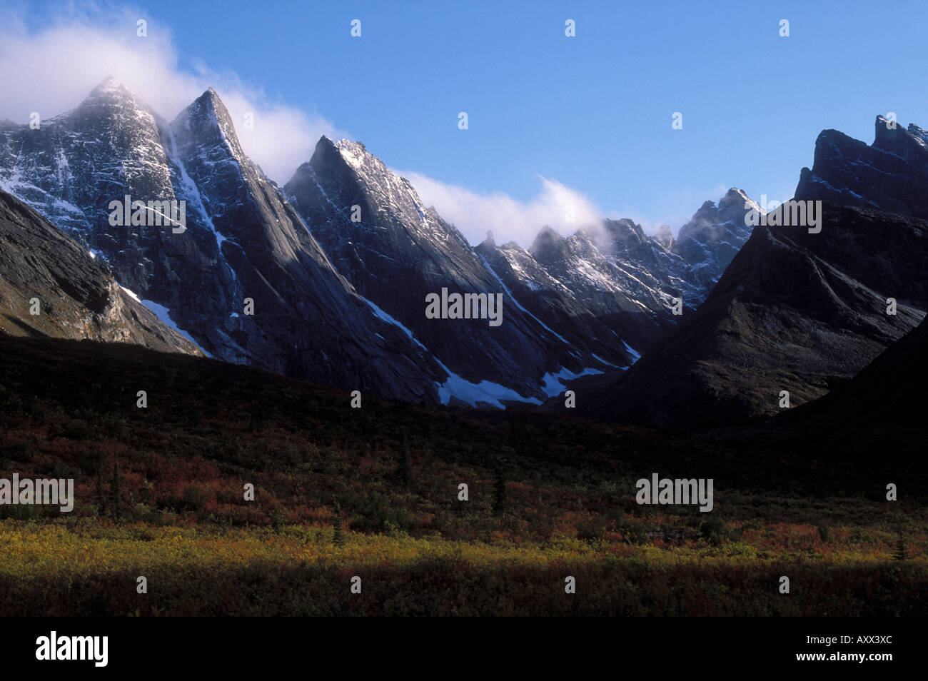 Arrigetch Peaks autumn Brooks Range Gates of the Arctic National Park ...