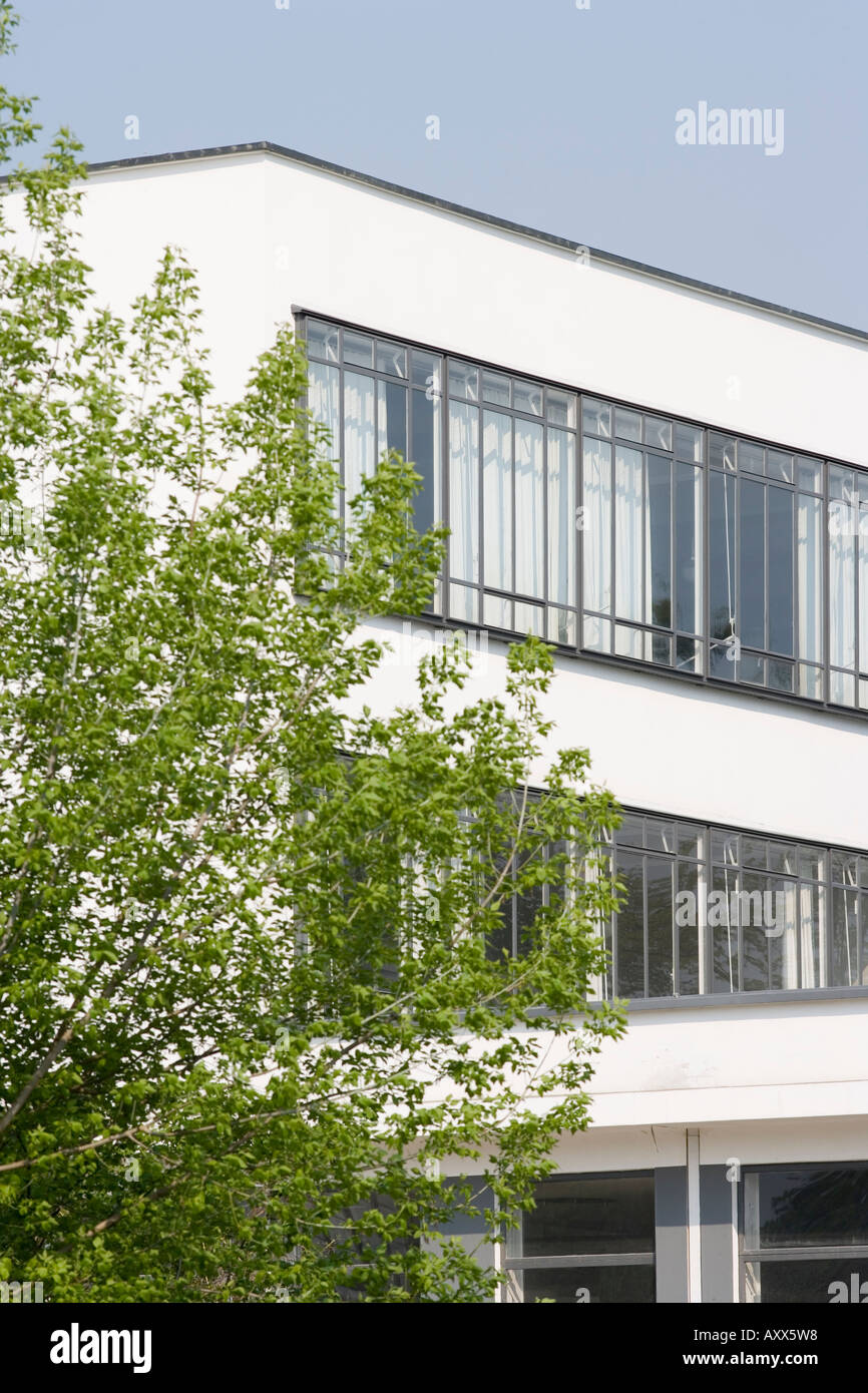 Bauhaus building by Walter Gropius, Dessau. Germany Stock Photo - Alamy