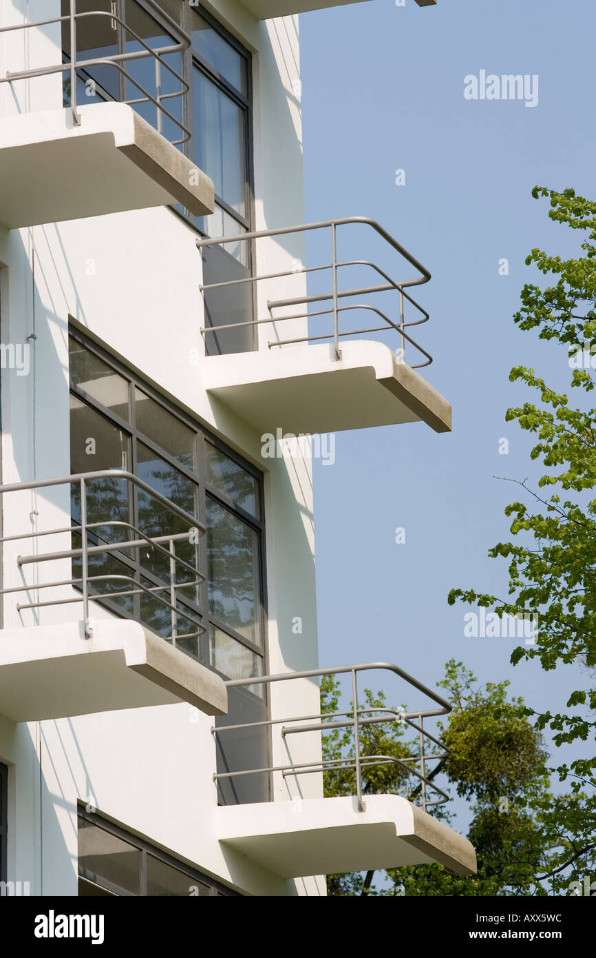 Bauhaus building by Walter Gropius, Dessau. Germany Stock Photo - Alamy