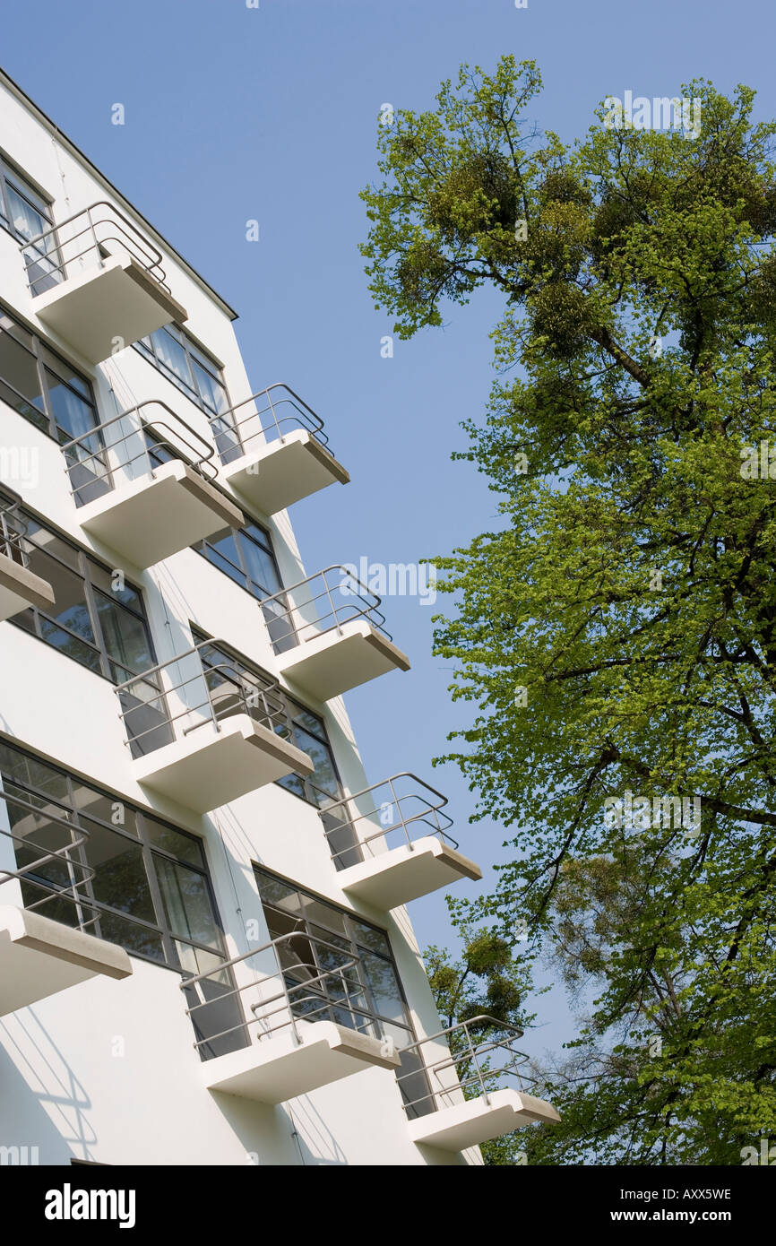 Bauhaus building by Walter Gropius, Dessau. Germany Stock Photo - Alamy