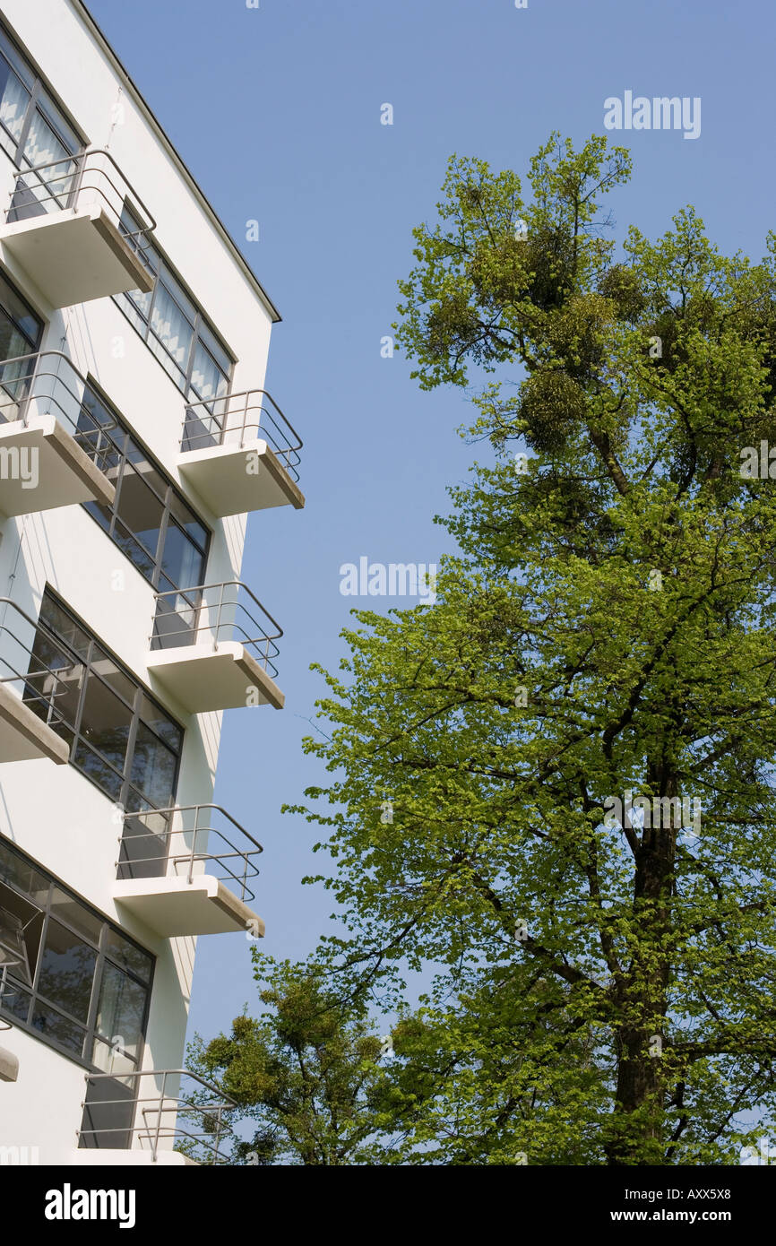 Bauhaus building by Walter Gropius, Dessau. Germany Stock Photo - Alamy