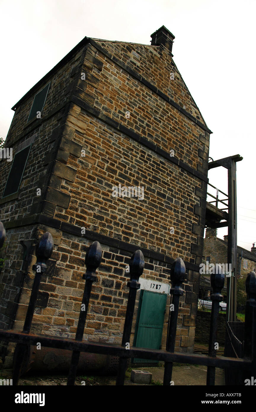 The historic Newcomen style engine and pump at Elsecar, Barnsley, South ...