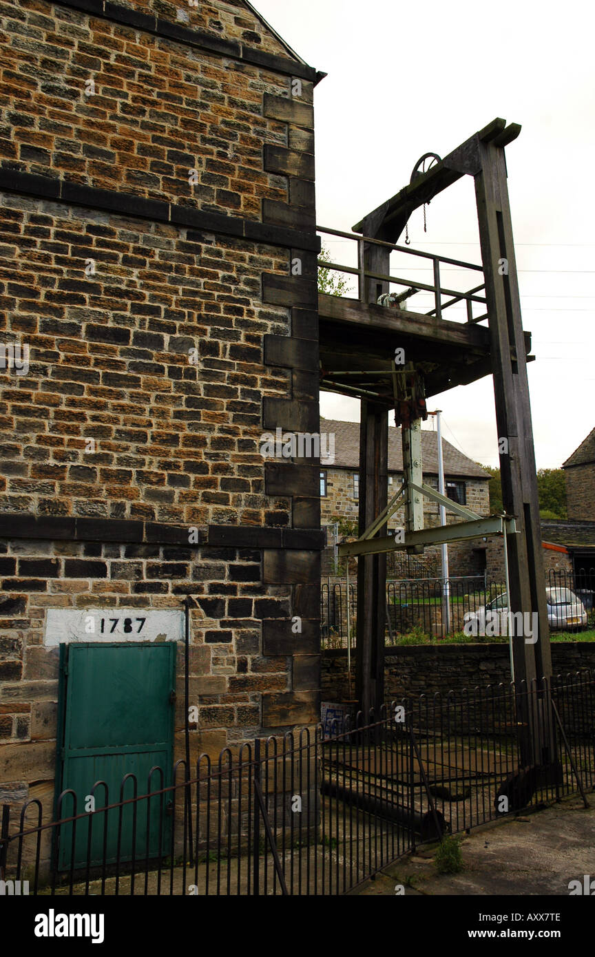 The historic Newcomen style engine and pump at Elsecar, Barnsley, South ...