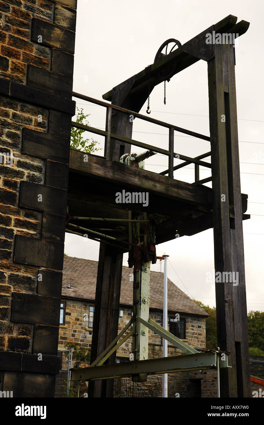 The historic Newcomen style engine and pump at Elsecar, Barnsley, South ...