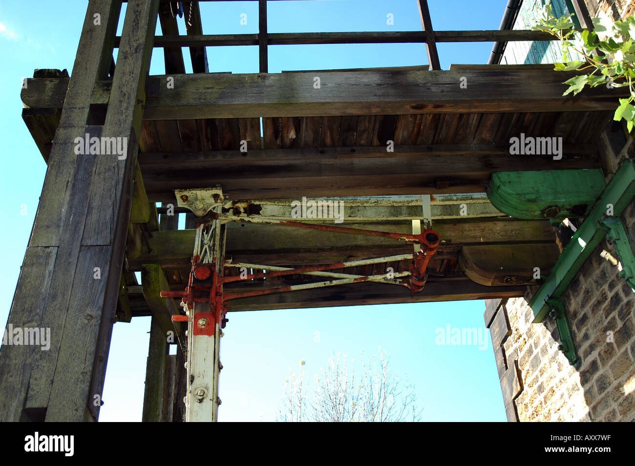The historic Newcomen style engine and pump at Elsecar, Barnsley, South ...