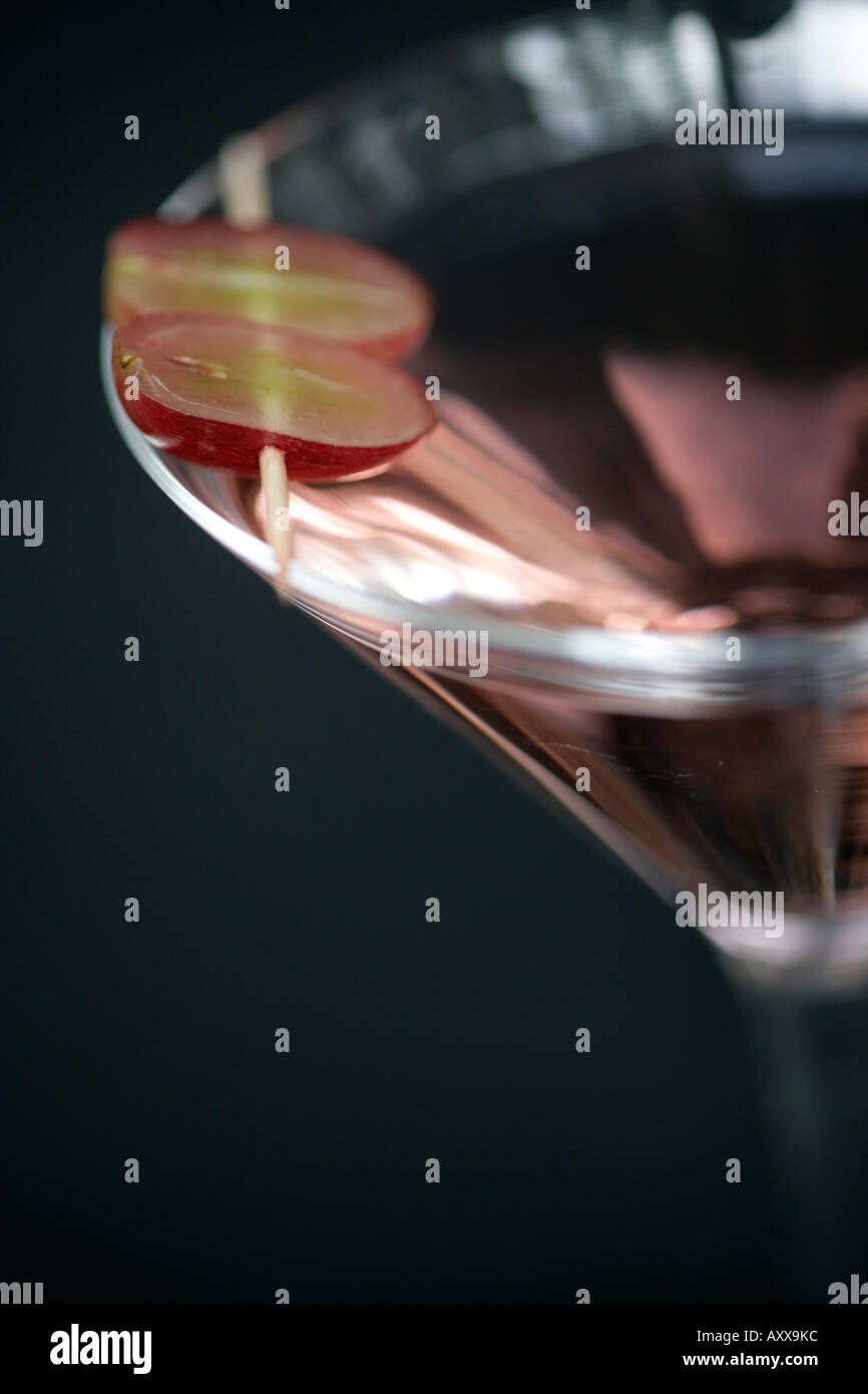 Red Grape Martini Stock Photo - Alamy