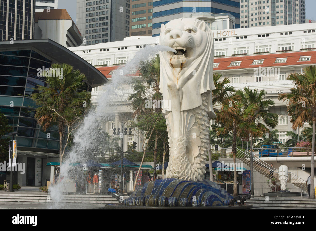 The Merlion, Singapore's national symbol, Singapore, South East Asia ...