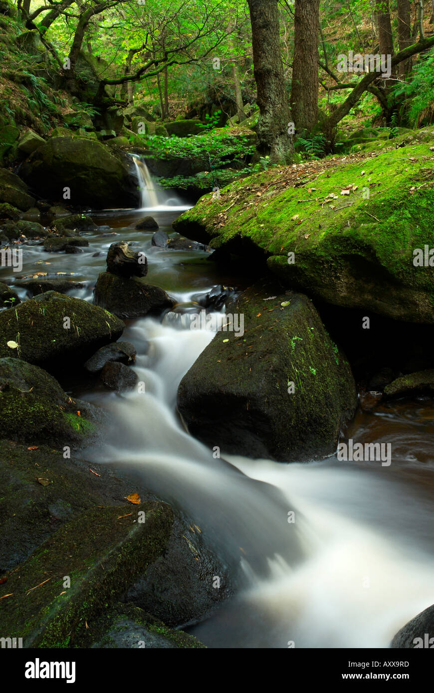 Peaceful stream flowing through rocks hi-res stock photography and ...