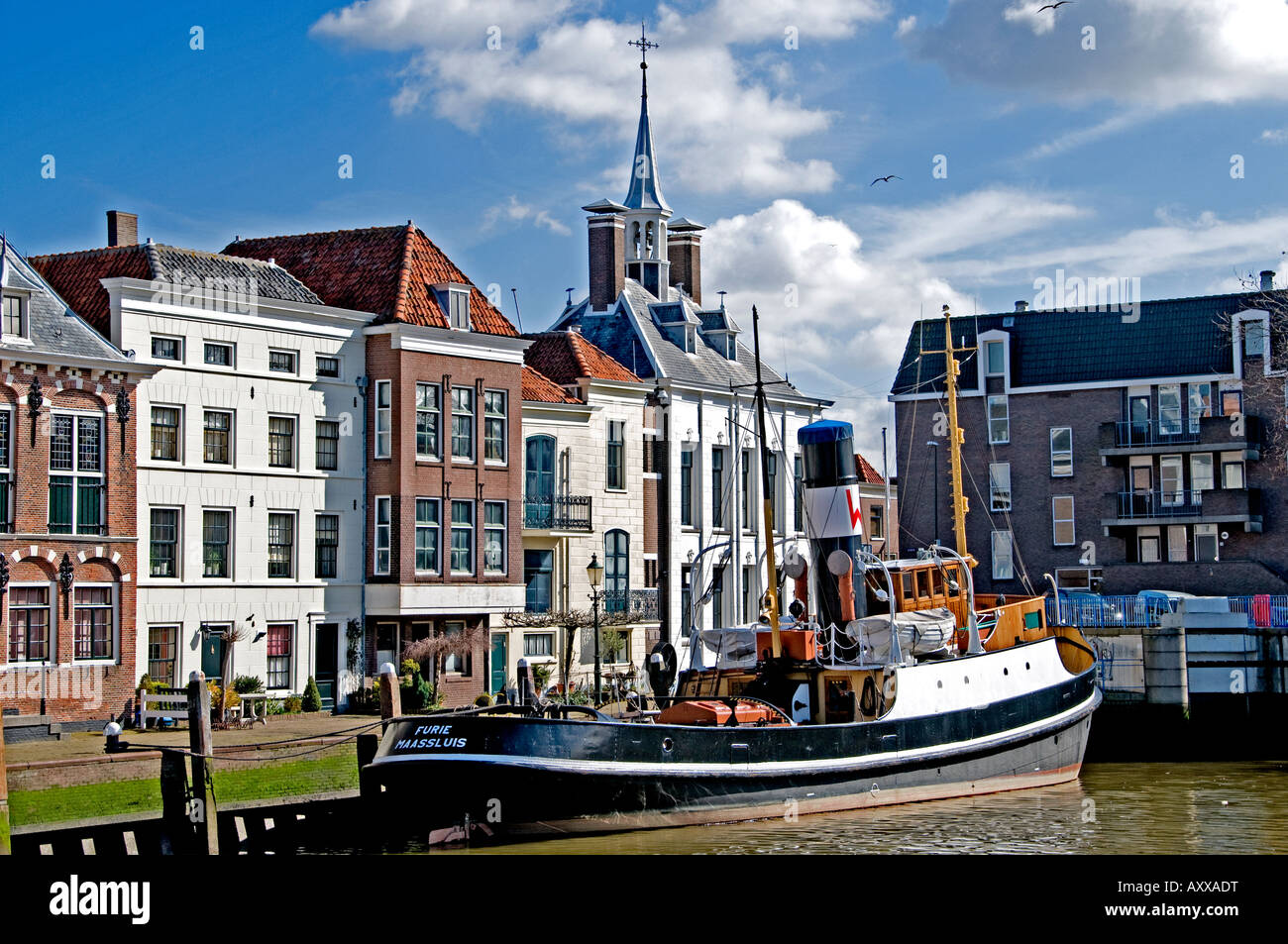 Netherlands South Holland Zuid Holland Maassluis Furie steamboat ...
