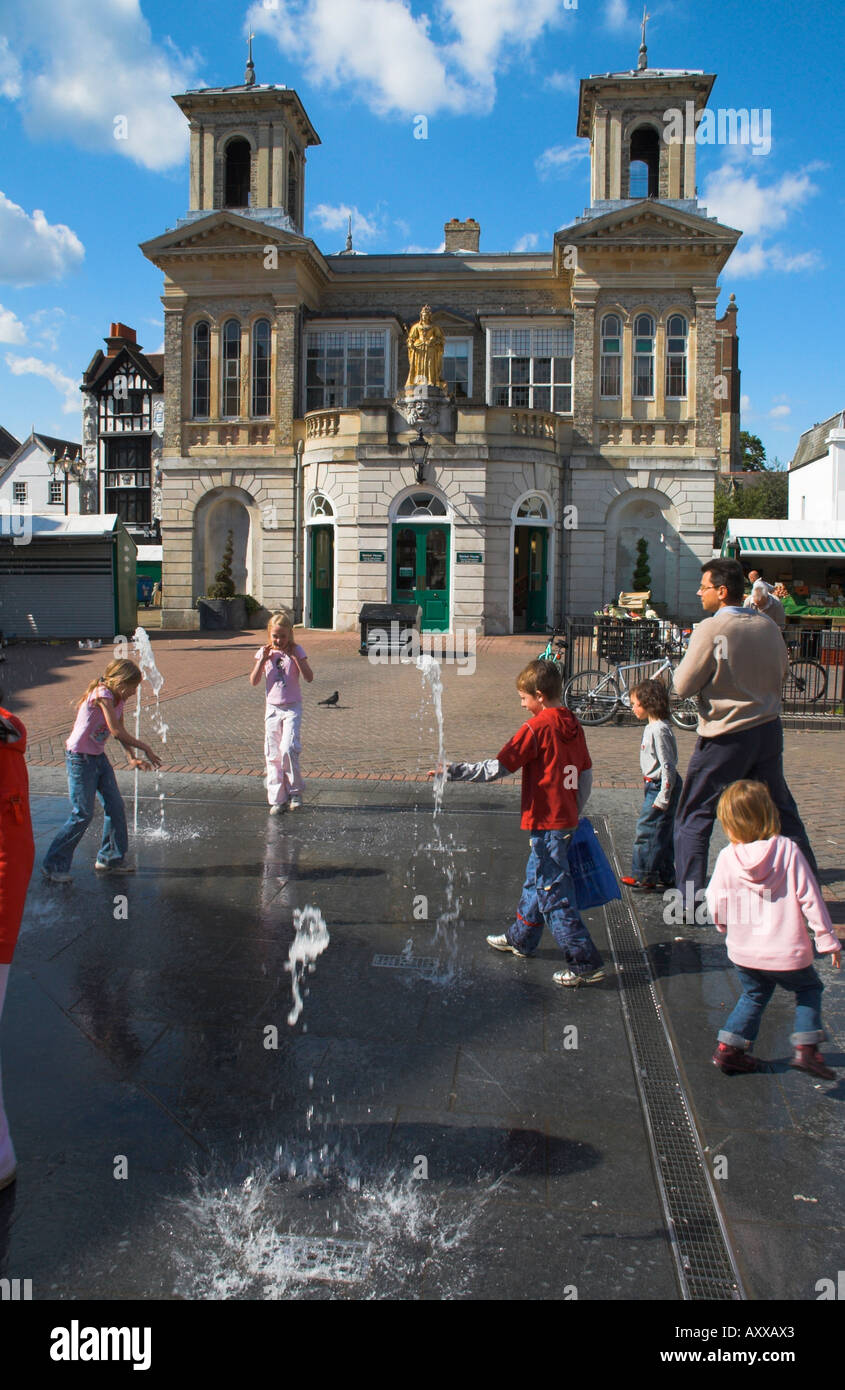 Europe UK England London surrey Kingston upon Thames market square ...