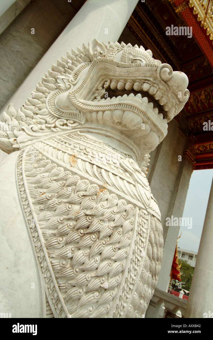 Wat Benchamobophit Marble Temple Bangkok Thailand Stock Photo - Alamy