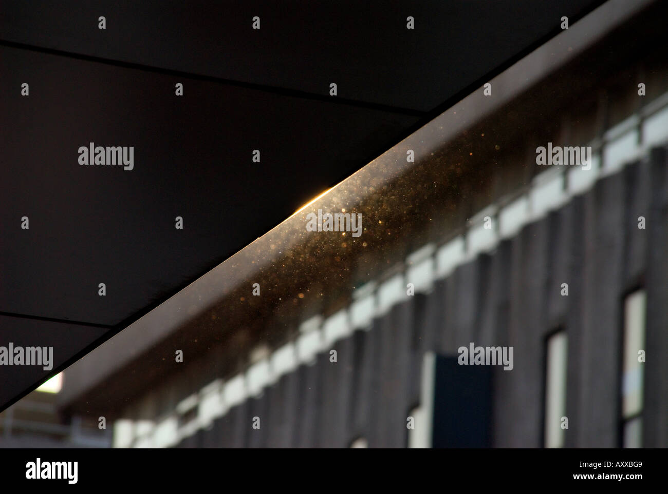 architectural detail edge of building with sunlight edge Stock Photo ...