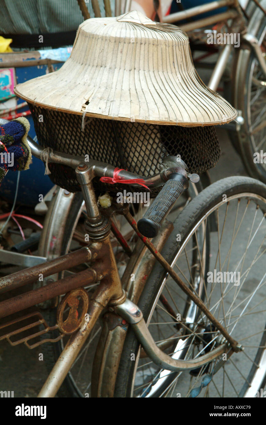 Samlor rickshaw drivers hat Chiang Mai Thailand Stock Photo - Alamy