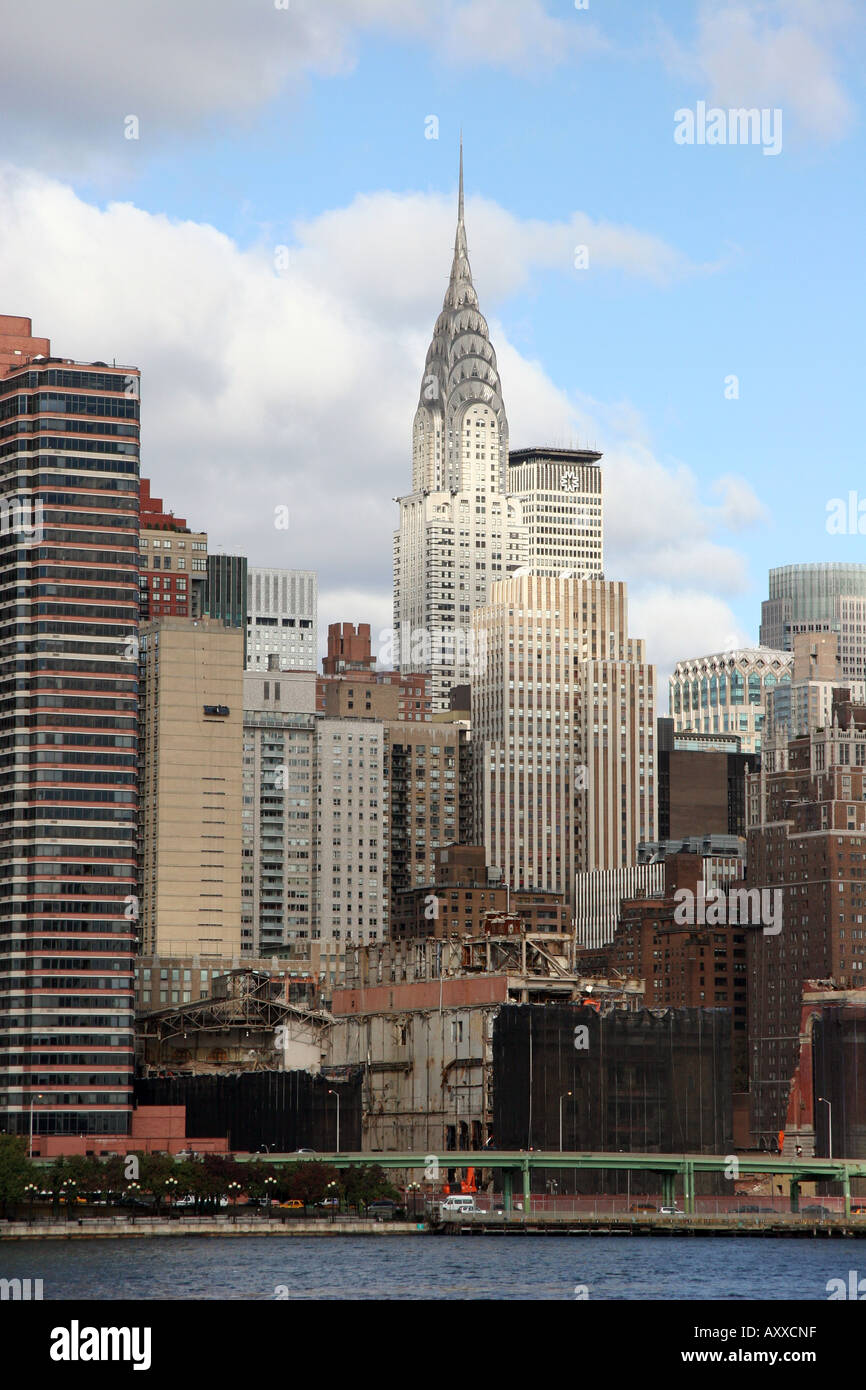 Chrysler Building Met Life Building Mid town Manhattan NYC USA Stock ...