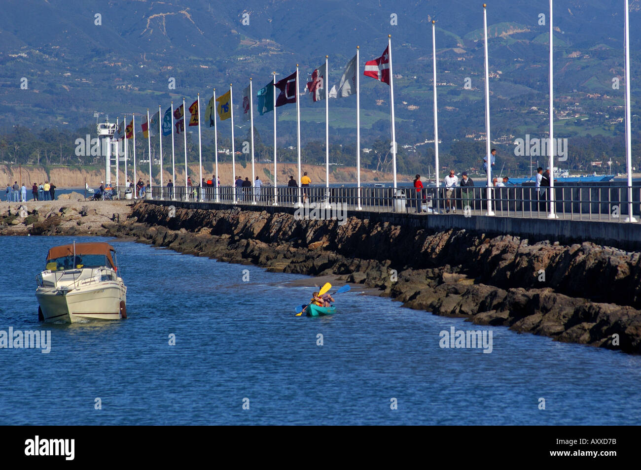 Marina breakwall hi-res stock photography and images - Alamy