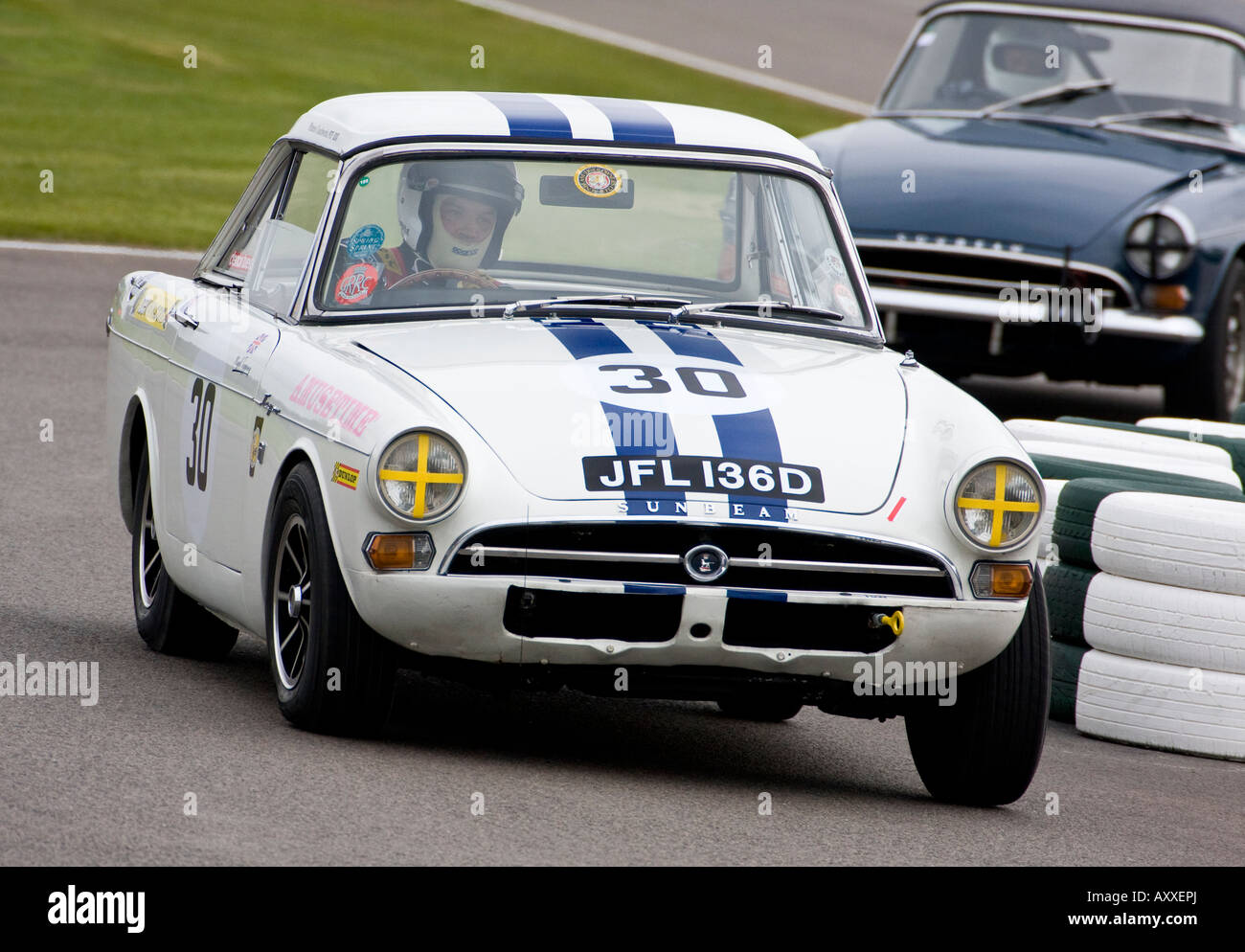 1966 Sunbeam Tiger Mk1 during the GRRC Sprint at Goodwood, Sussex, UK ...