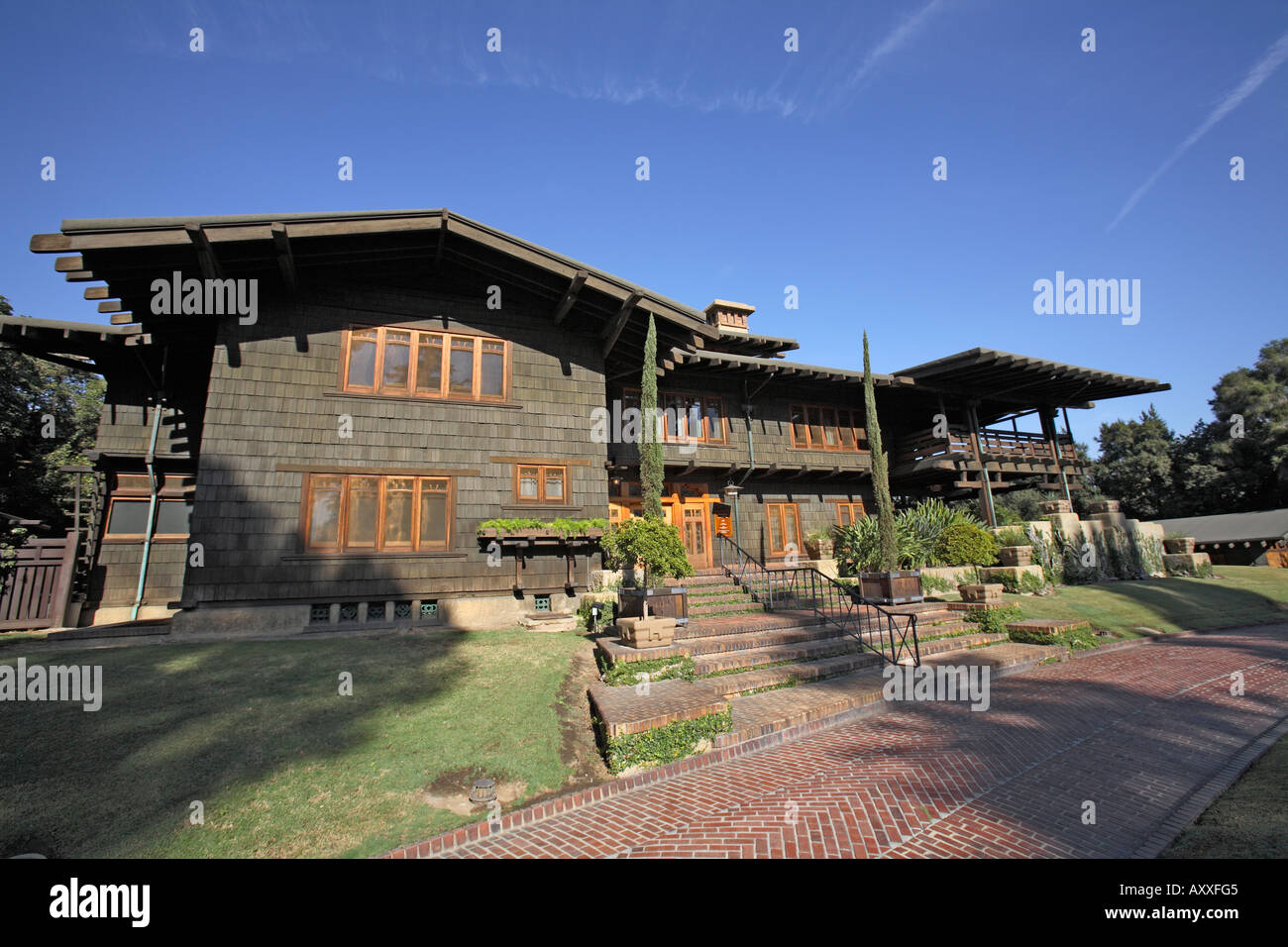 Pasadena Gamble House Greene Greene Craftsman House California LA Stock ...