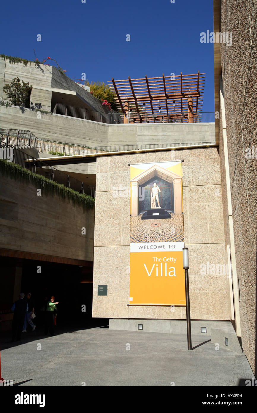 The Getty Villa Entrance Malibu California Stock Photo - Alamy