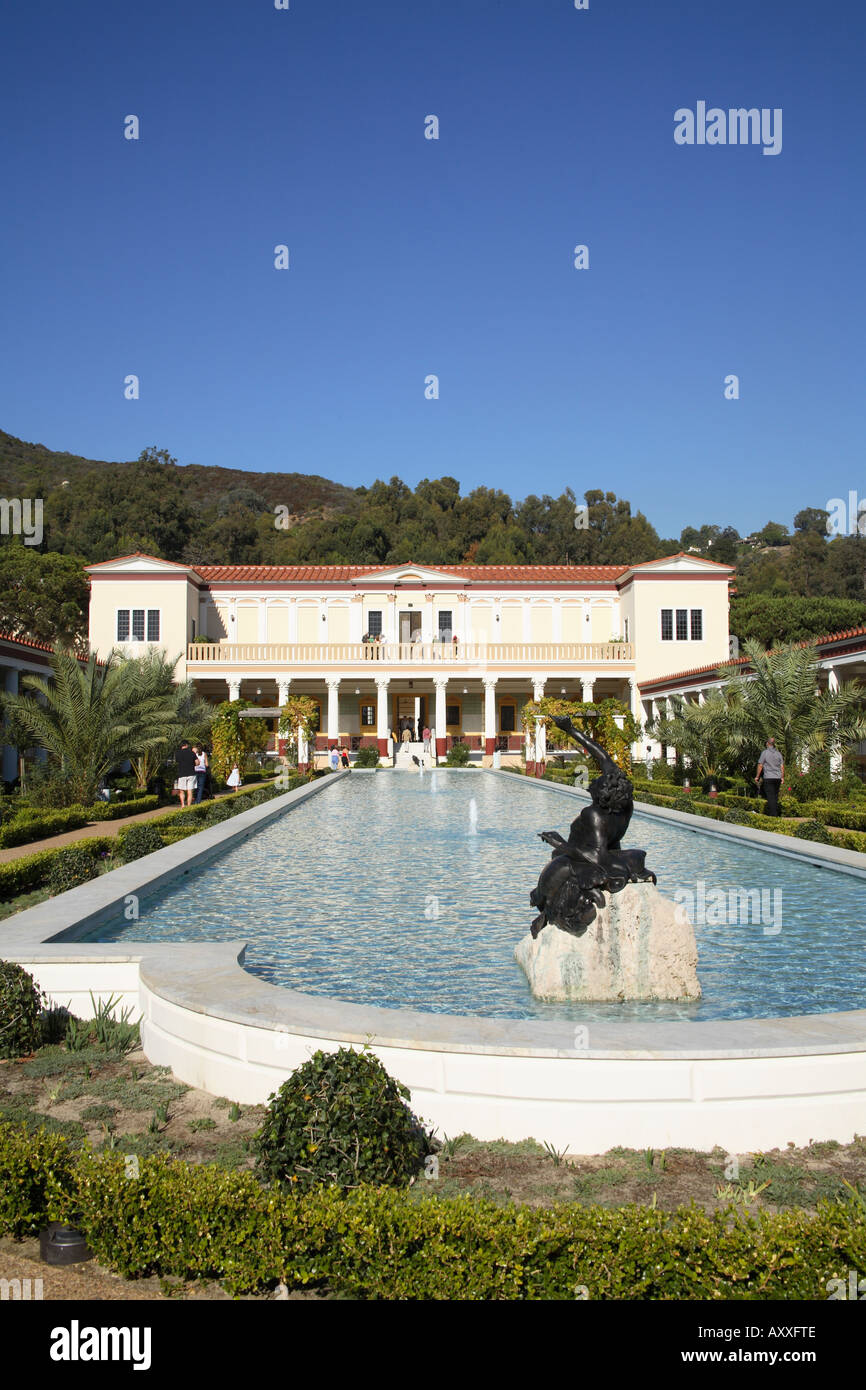 The Getty Villa Outer Peristyle Malibu California Stock Photo - Alamy