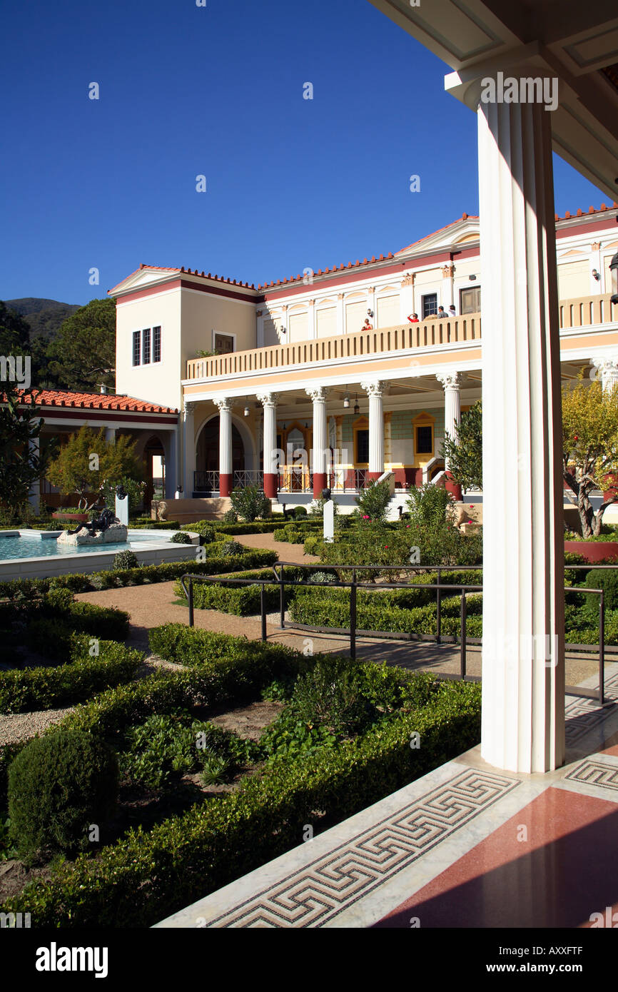 The Getty Villa Outer Peristyle Malibu California Stock Photo - Alamy