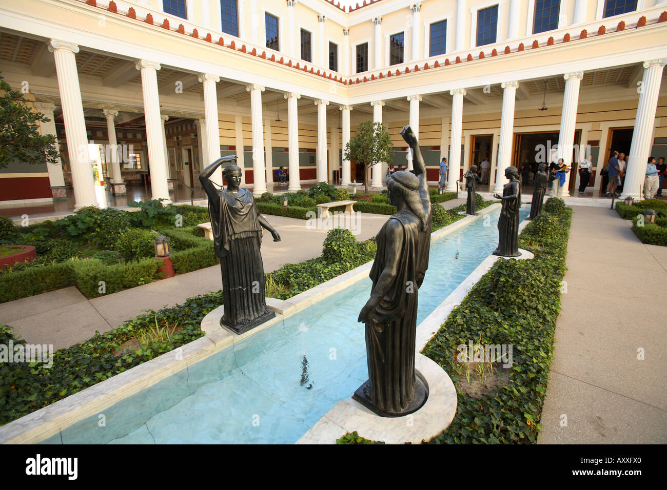 Malibu getty villa hi-res stock photography and images - Alamy