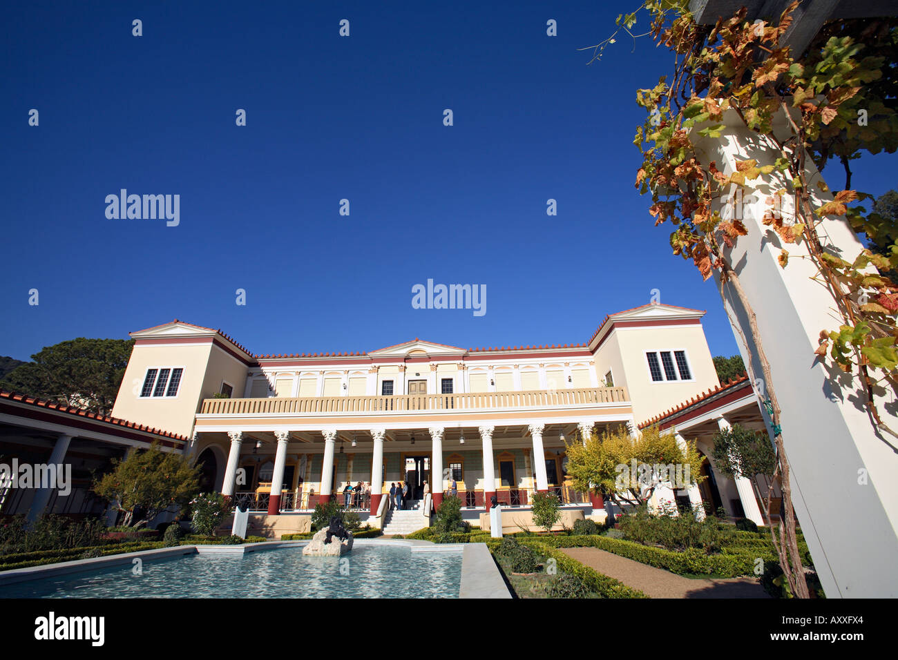 The Getty Villa Outer Peristyle Malibu California Stock Photo - Alamy
