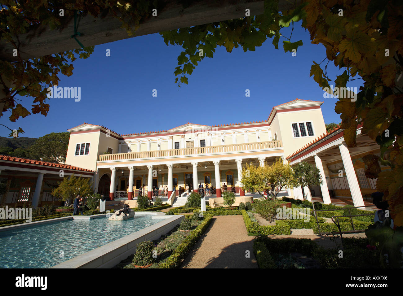 The Getty Villa Outer Peristyle Malibu California Stock Photo - Alamy