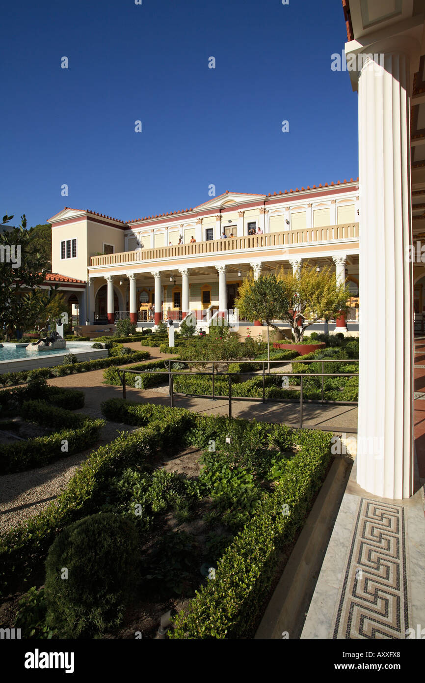 The Getty Villa Outer Peristyle Malibu California Stock Photo - Alamy