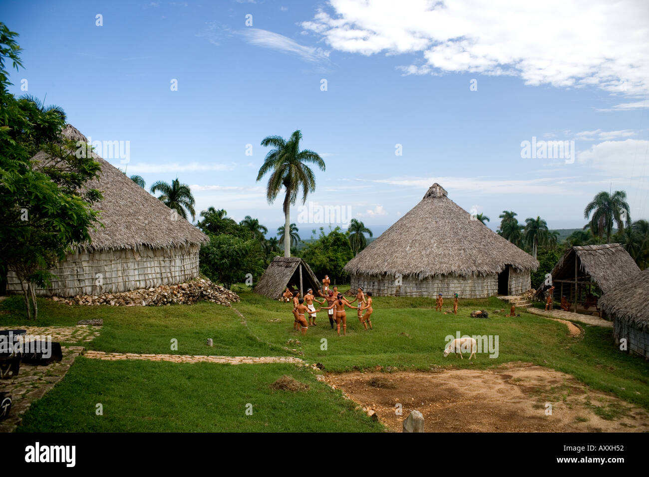 Yucayeque Taino Village Puerto Ricola Isla Del