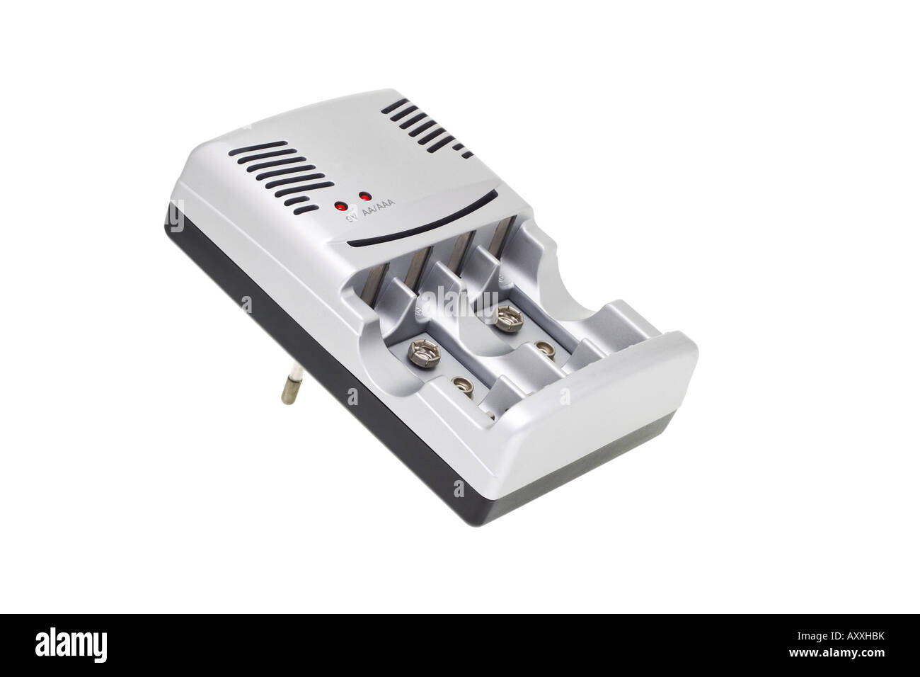 Battery charger for charging multiple sizes rechargeable bateries Stock ...