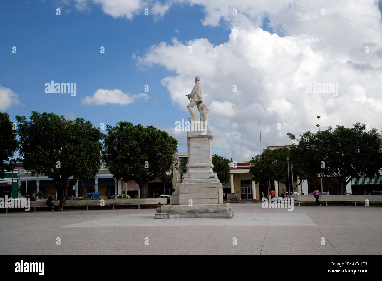 Statue of Calixto Garcia in the main square of Holguin city called the ...