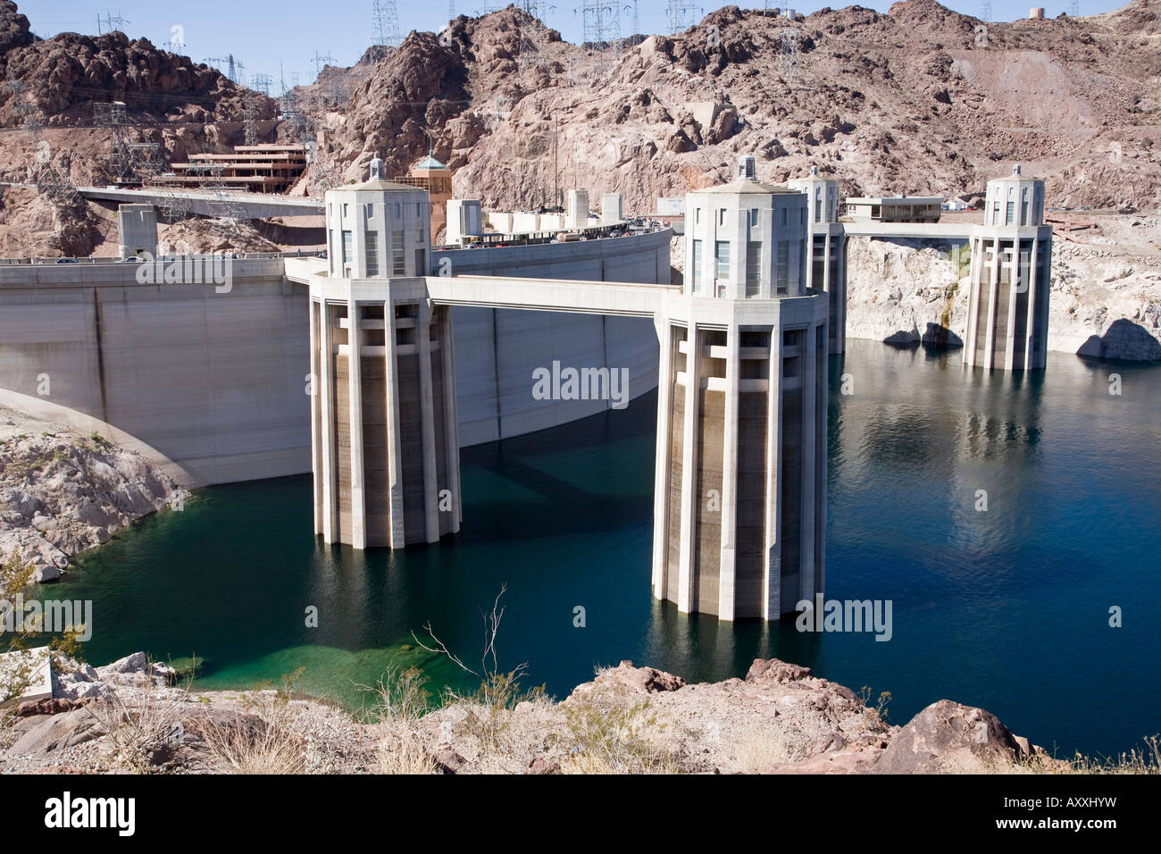 Boulder dam concrete arch hi-res stock photography and images - Alamy