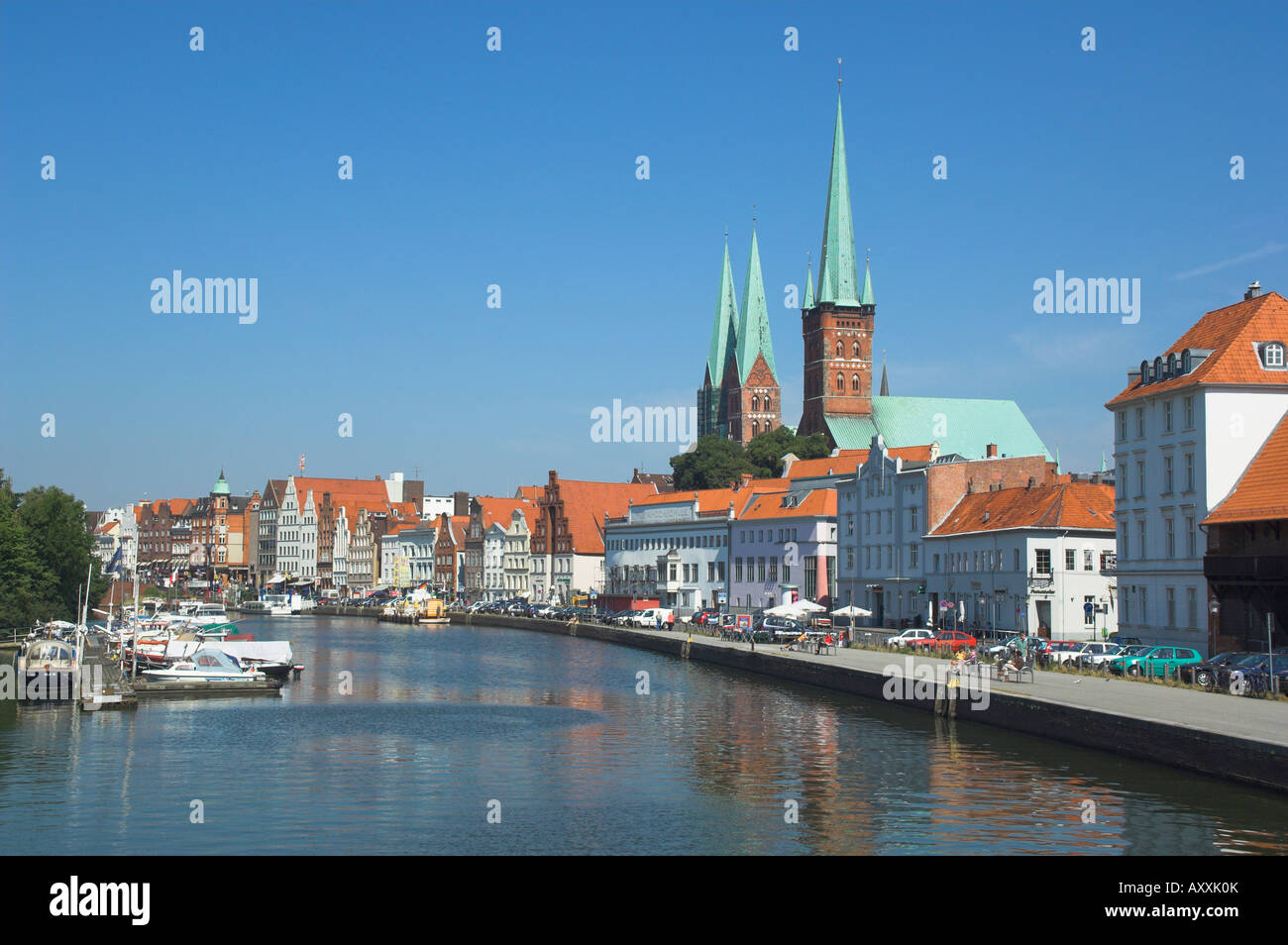 Riverfront lubeck hi-res stock photography and images - Alamy