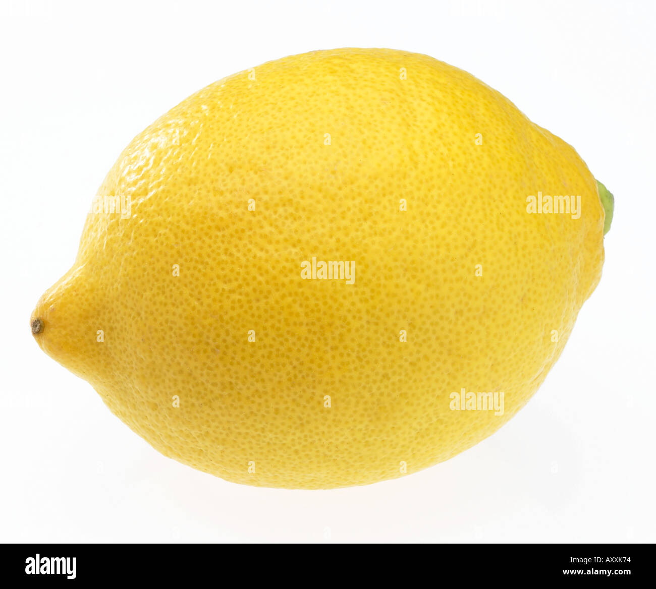 Single lemon cut out Stock Photo - Alamy