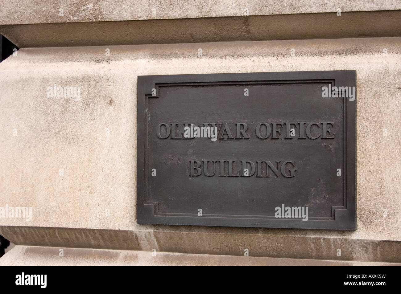 The sign outside the Old War Office Building Stock Photo - Alamy