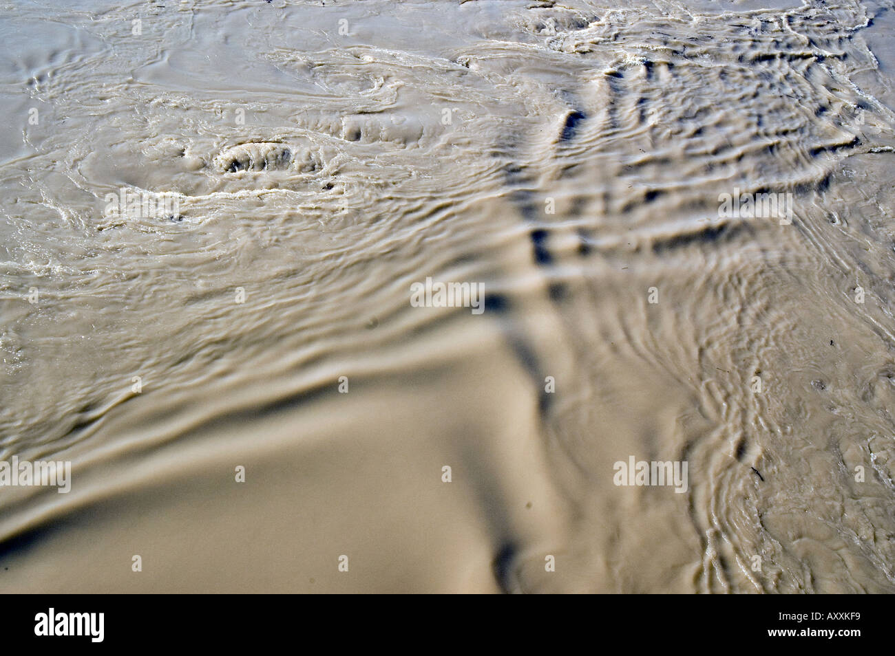 fast flood water in river Stock Photo - Alamy