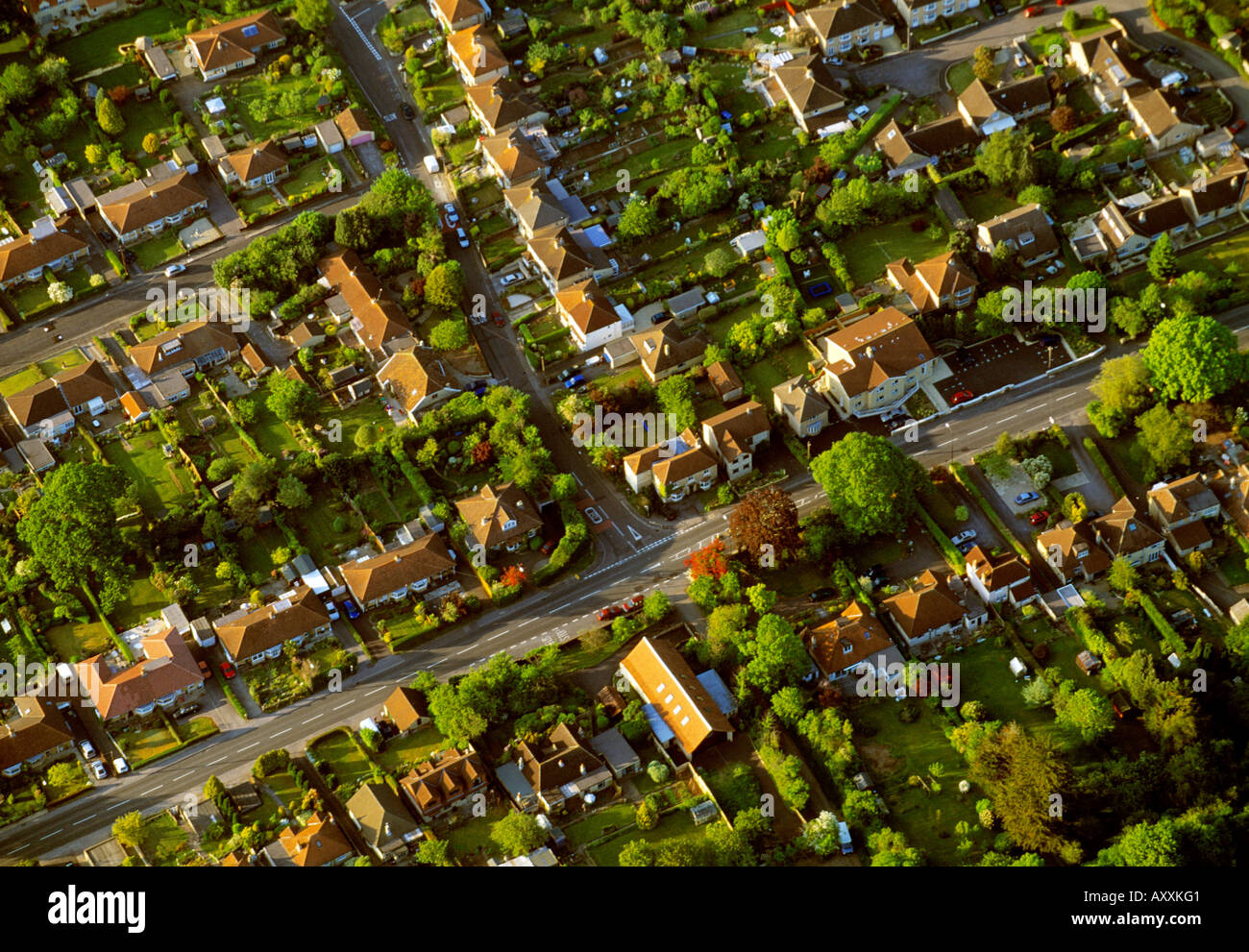 Housing plot aerial hi-res stock photography and images - Alamy