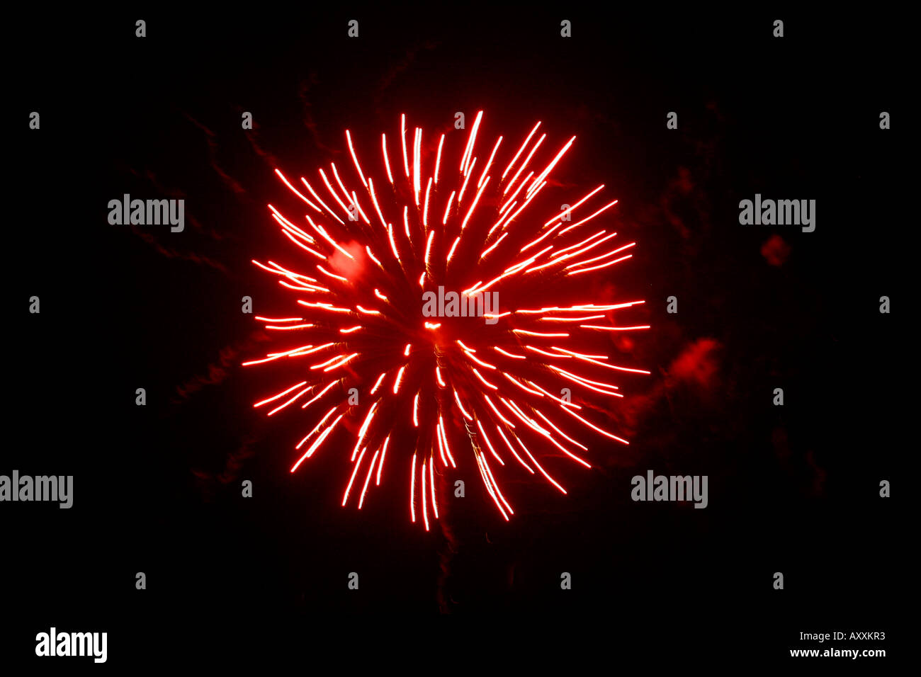 Aerial firework explosion Stock Photo - Alamy