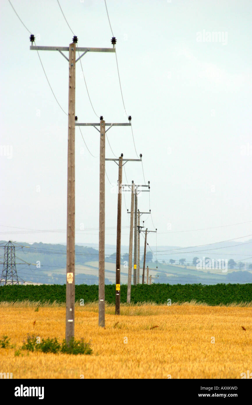 Uk telephone poles hi-res stock photography and images - Alamy