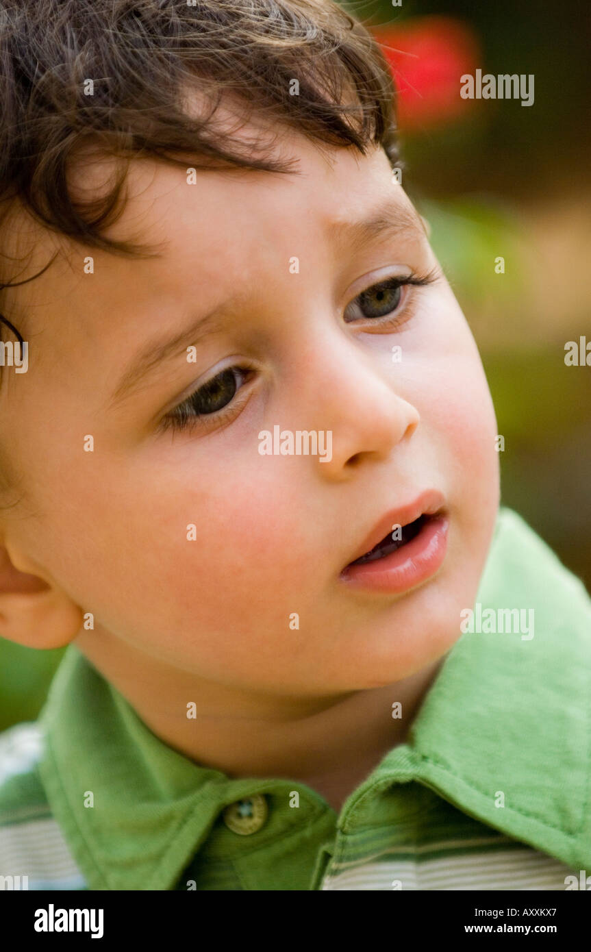 little boy talking Stock Photo - Alamy