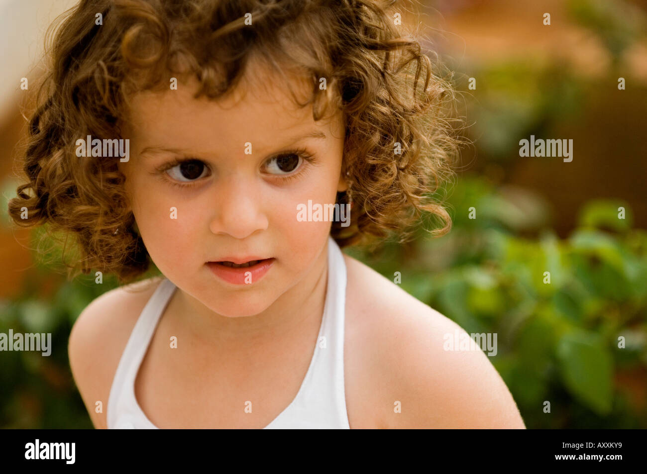 afraid baby girl Stock Photo - Alamy