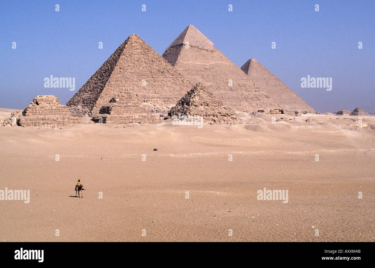 Gizeh, Pyramiden, Totale Stock Photo - Alamy