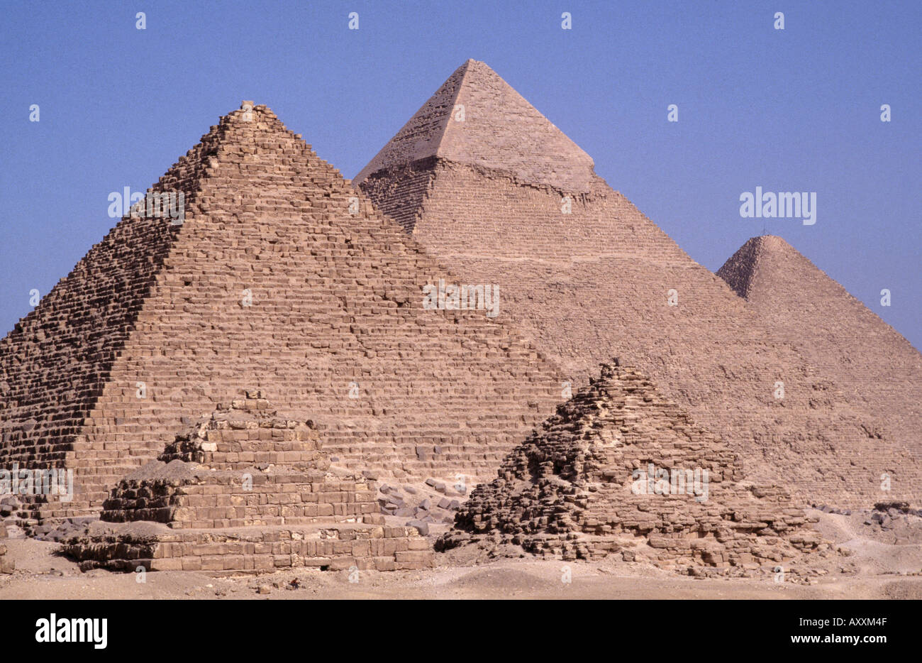 Gizeh, Pyramiden, Totale Stock Photo - Alamy