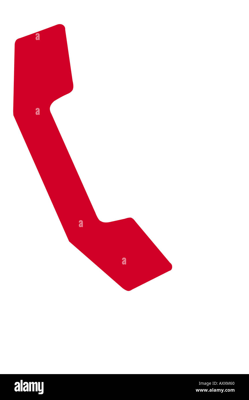 pay phone sign on a white background Stock Photo - Alamy