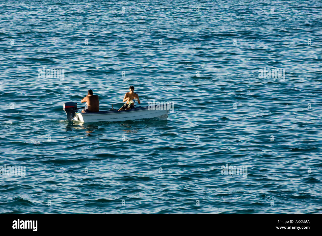 two men sailing Stock Photo - Alamy
