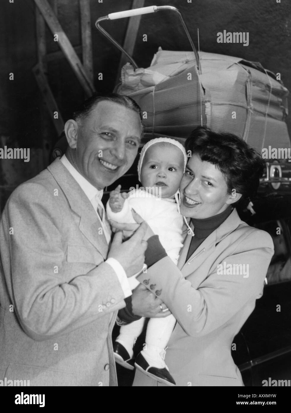 1950s holding baby child High Resolution Stock Photography and Images ...