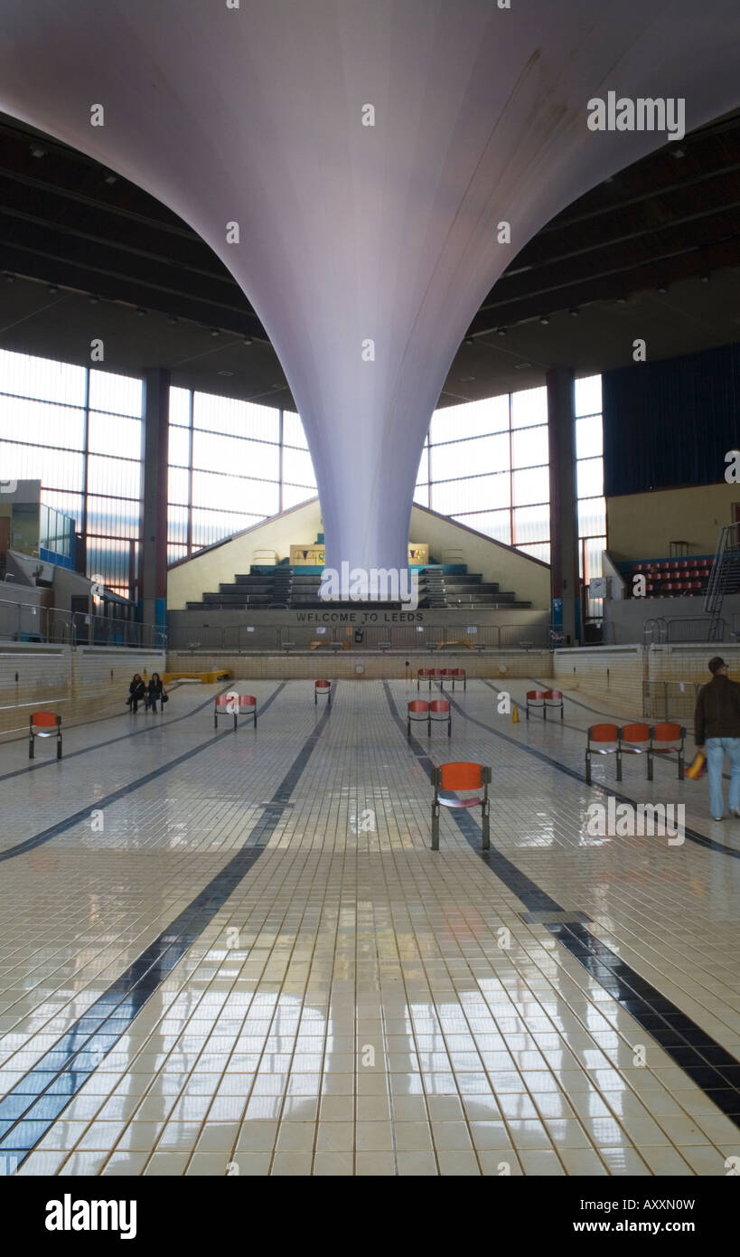The Accumulator art installation in the Leeds International Pool prior ...