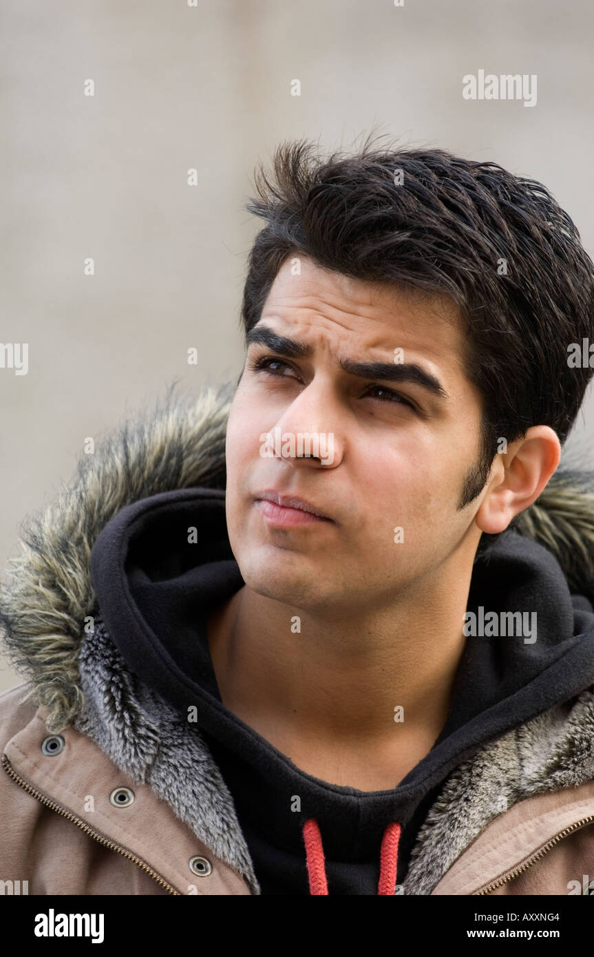 young man thinking Stock Photo - Alamy