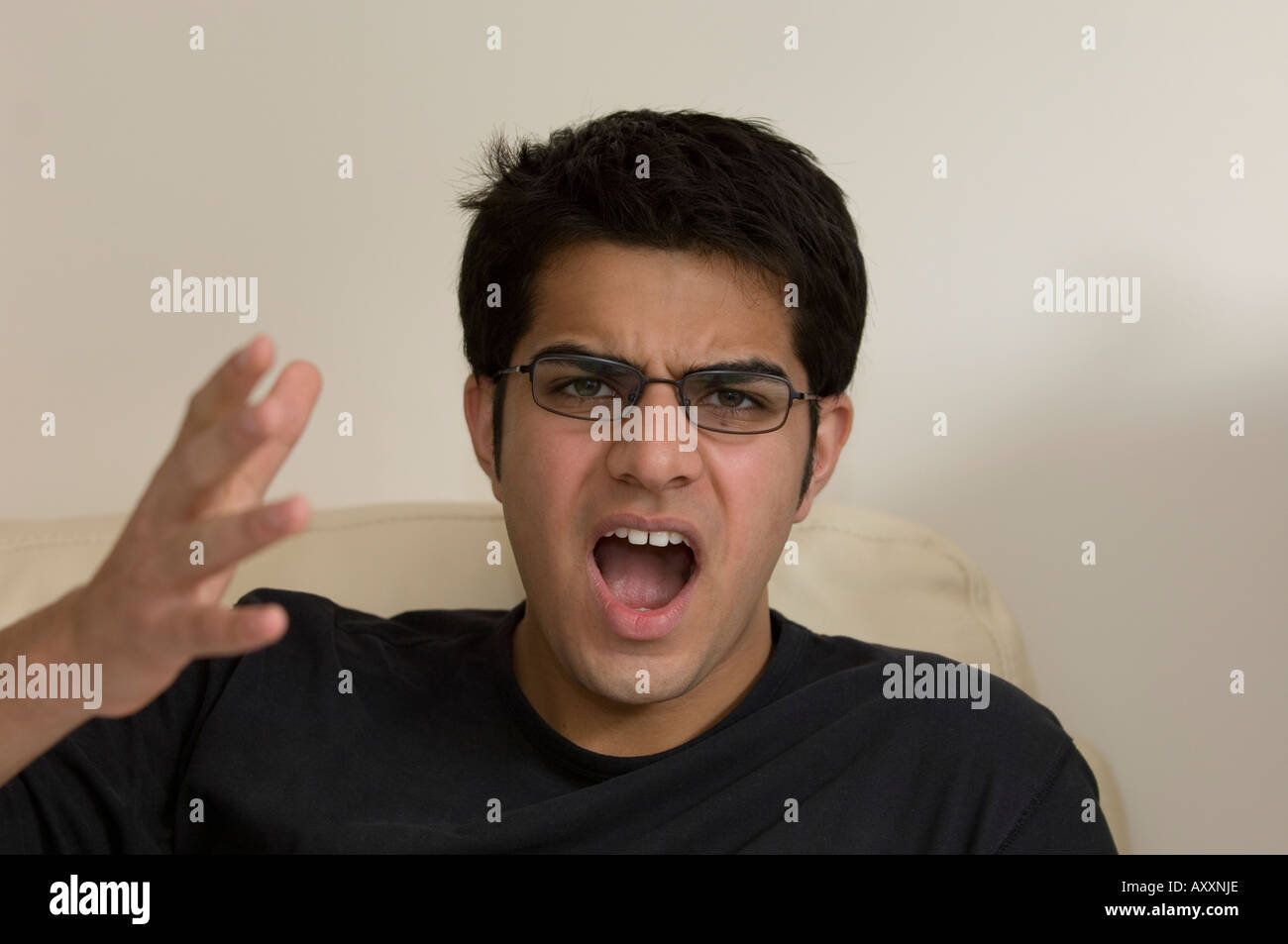 Angry teen facing camera hi-res stock photography and images - Alamy